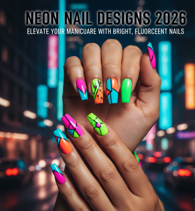 Neon Nail Designs 2026: Elevate Your Manicure with Bright, Fluorescent ...